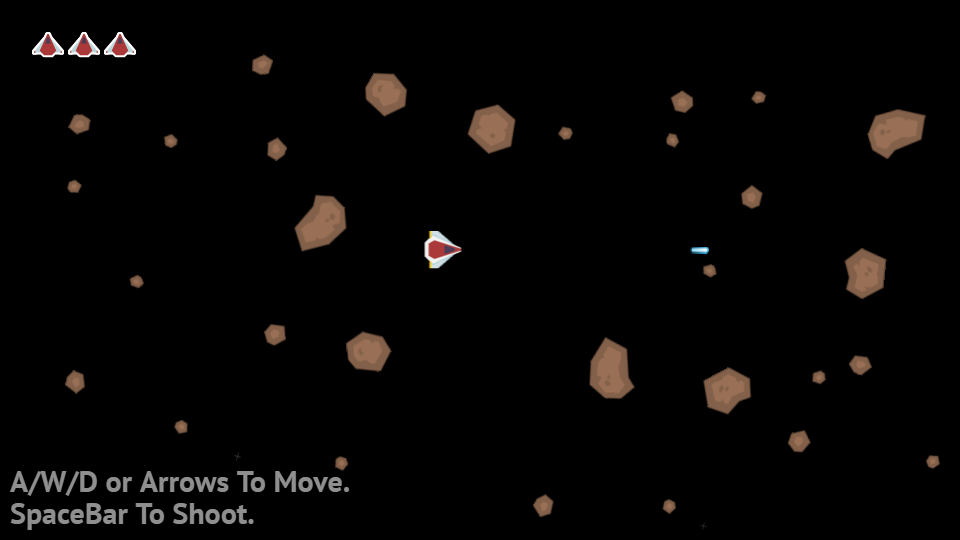 Space Asteroids Tutorial | Play on gd.games