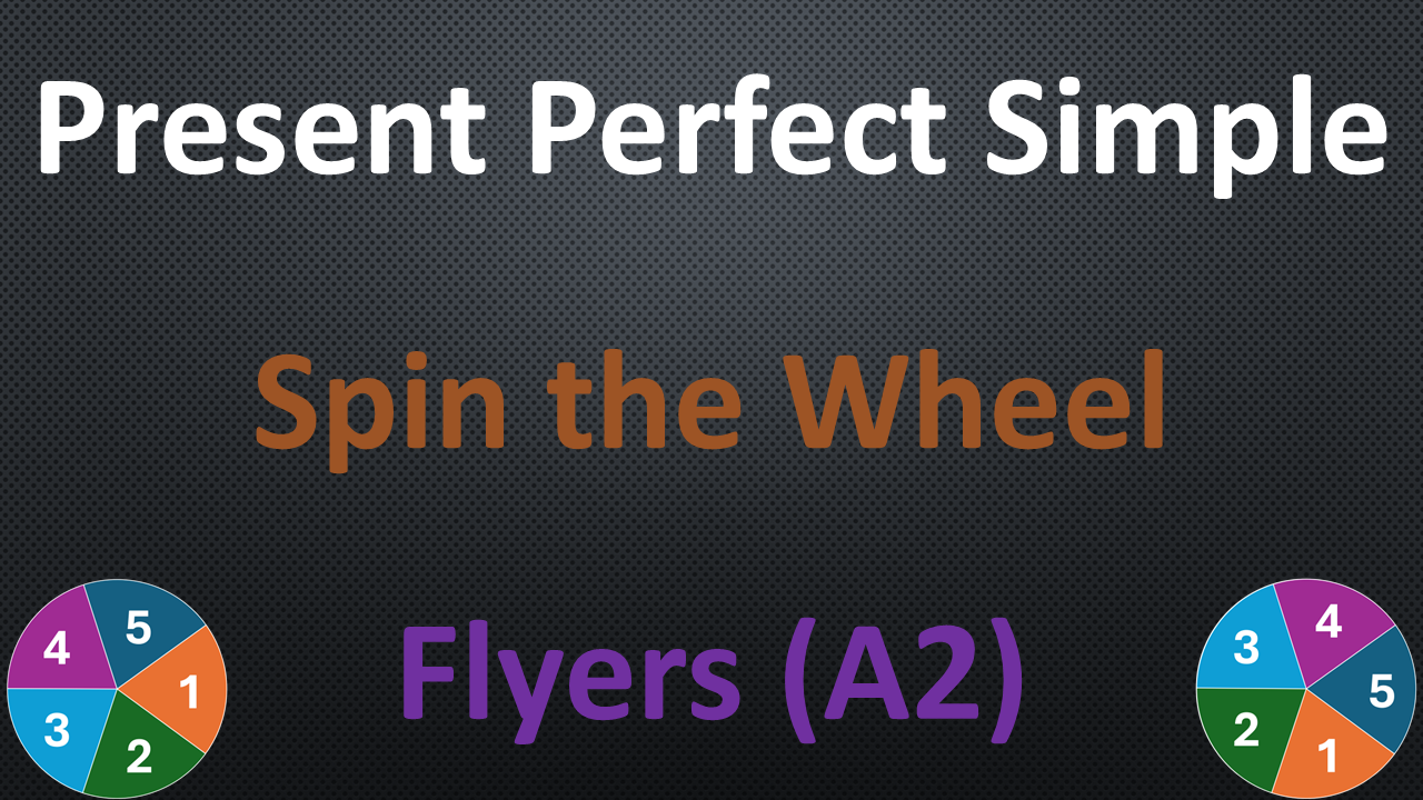 Flyers - Present Perfect Simple - Spin The Wheel | Play on gd.games