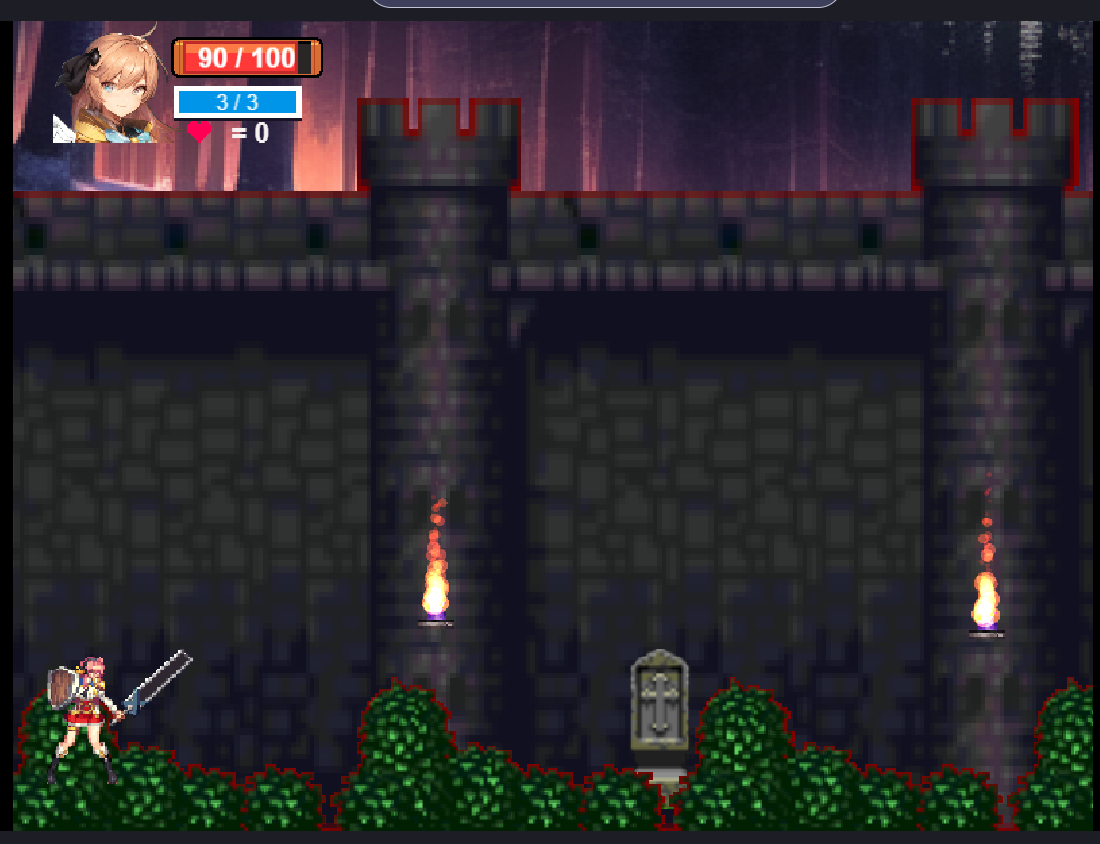 castlevania(Battle of the Female Knight) | Play on gd.games