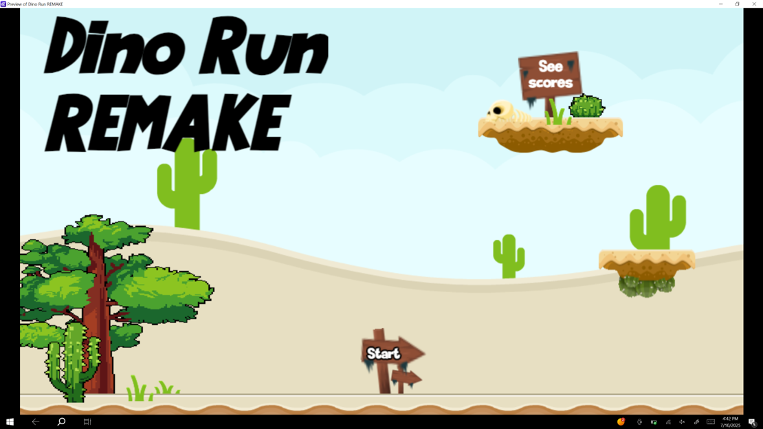 Dino Run REMAKE | Play on gd.games